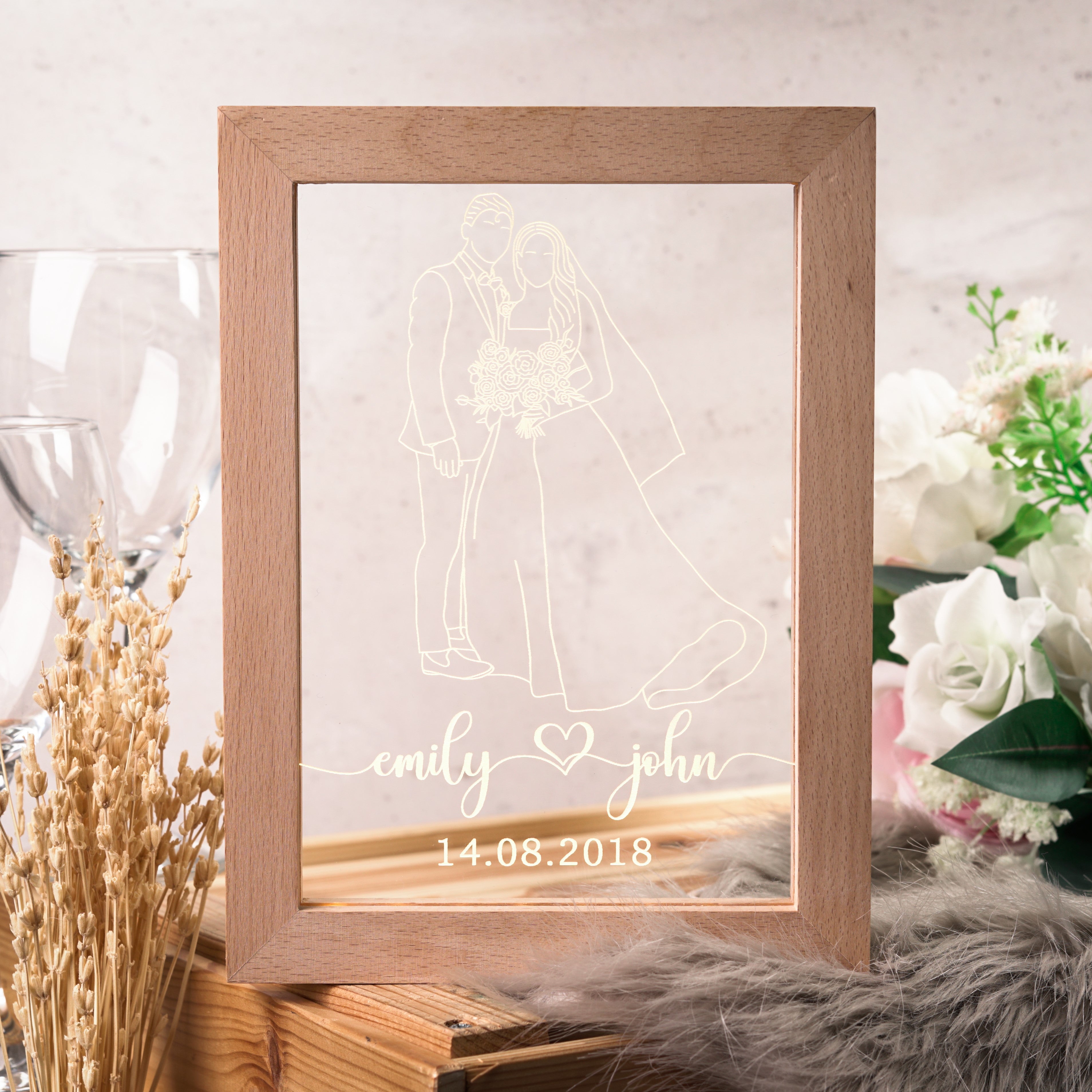 Portrait Outline – Forever Lights